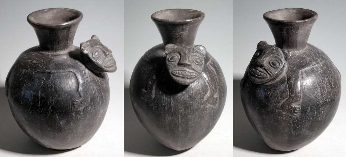 Wonderful Chimu-Inca feline vessel from Peru, ca. A.D. 1400 - 1500 ...