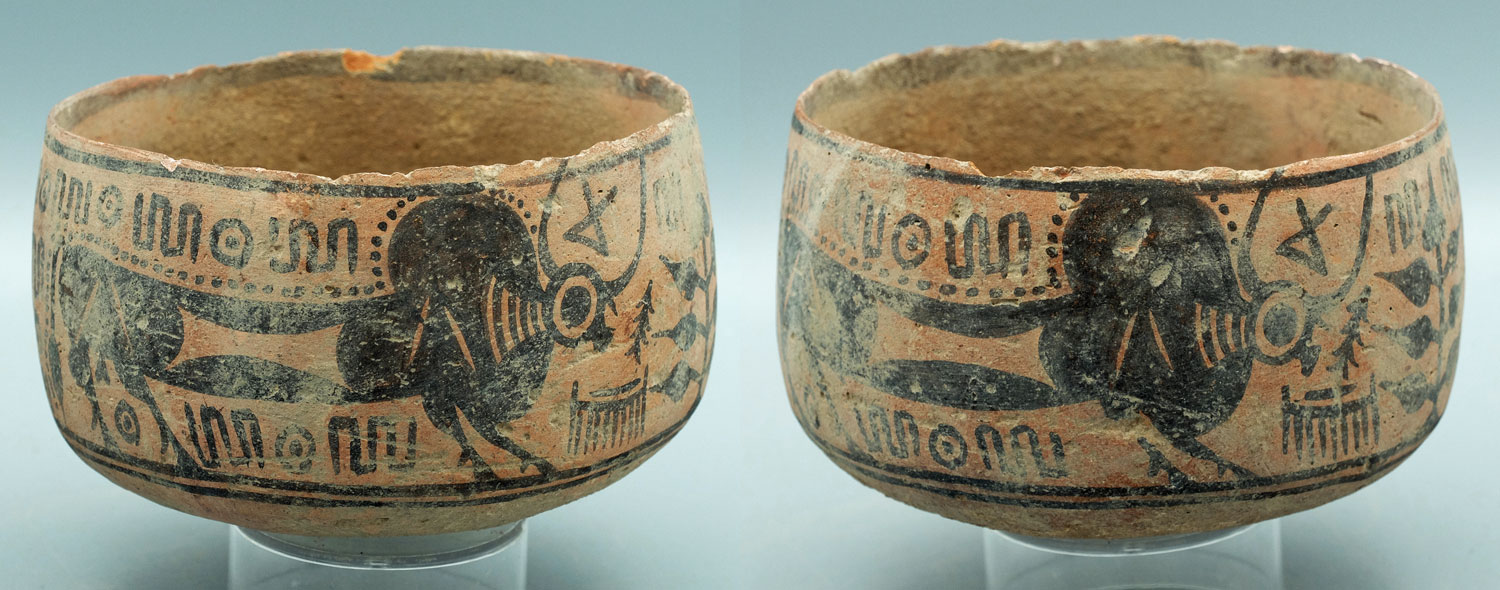 A lovely Harappan jar from the Indus Valley, ca. 2500 - 1800 B.C ...