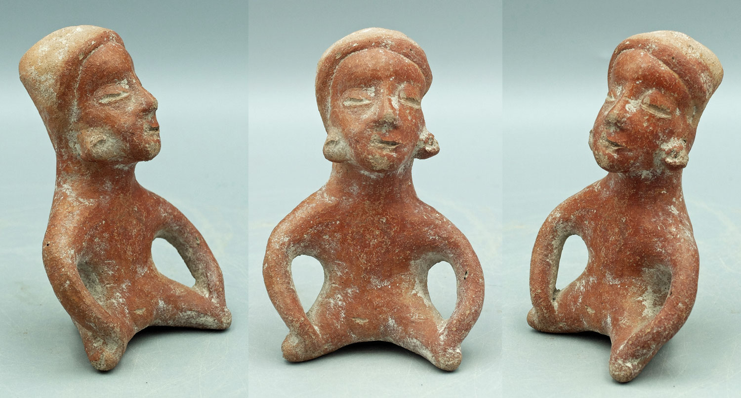 A fine Pihuamo figure from Colima, West Mexico, ca. 100 B.C. - 250 A.D ...