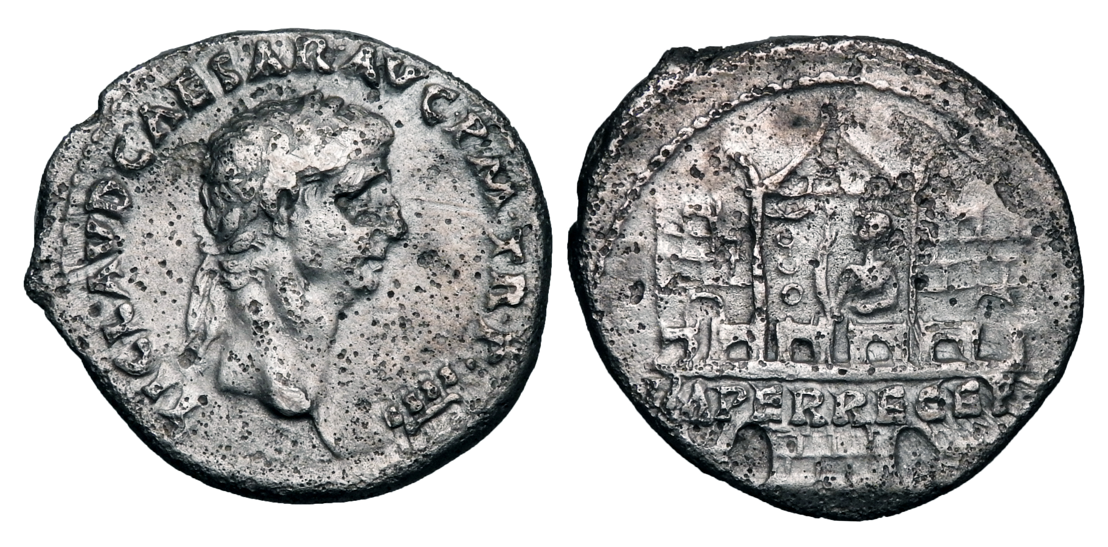 CLAUDIUS. 41-54 AD. AR Denarius. - Agora Auctions